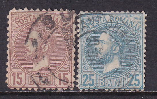 Romania (1880) #73-74 (3) used | Europe - Poland, General Issue Stamp ...