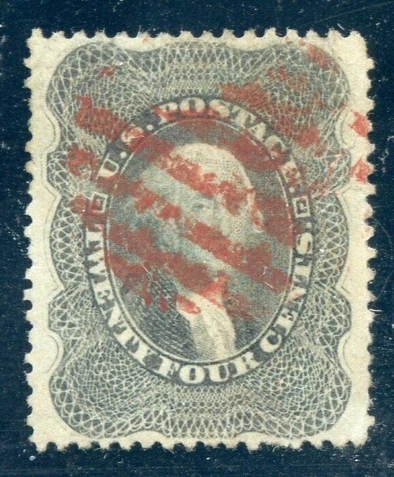 US Scott #37 Used-Xf-Sup Graded 95 W/ Crowe Cert SMQ $4,000 (12/27/22 ...