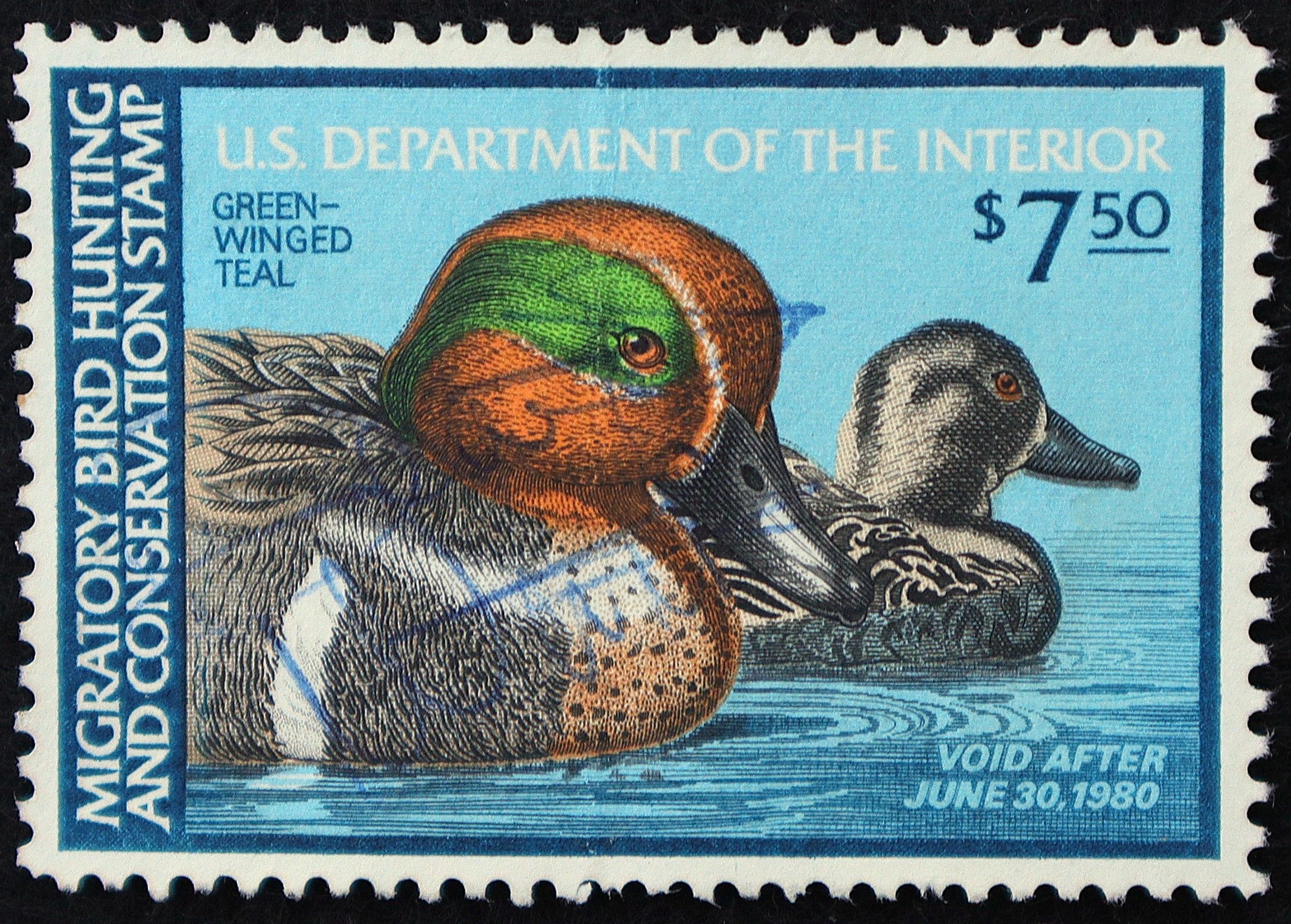 U.S. Used Stamp Scott #RW46 $7.50 Federal Duck Hunting. Very Fine ...