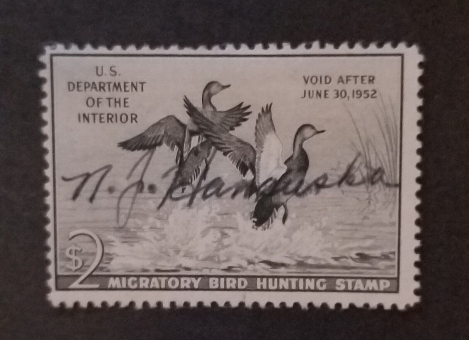 Scott R18 1951 Duck Hunting Stamp Used Signed T12111 | United States ...