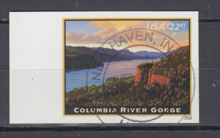 (F) USA #5041a Columbia River Gorge Imperf (only 7500 stamps issued ...