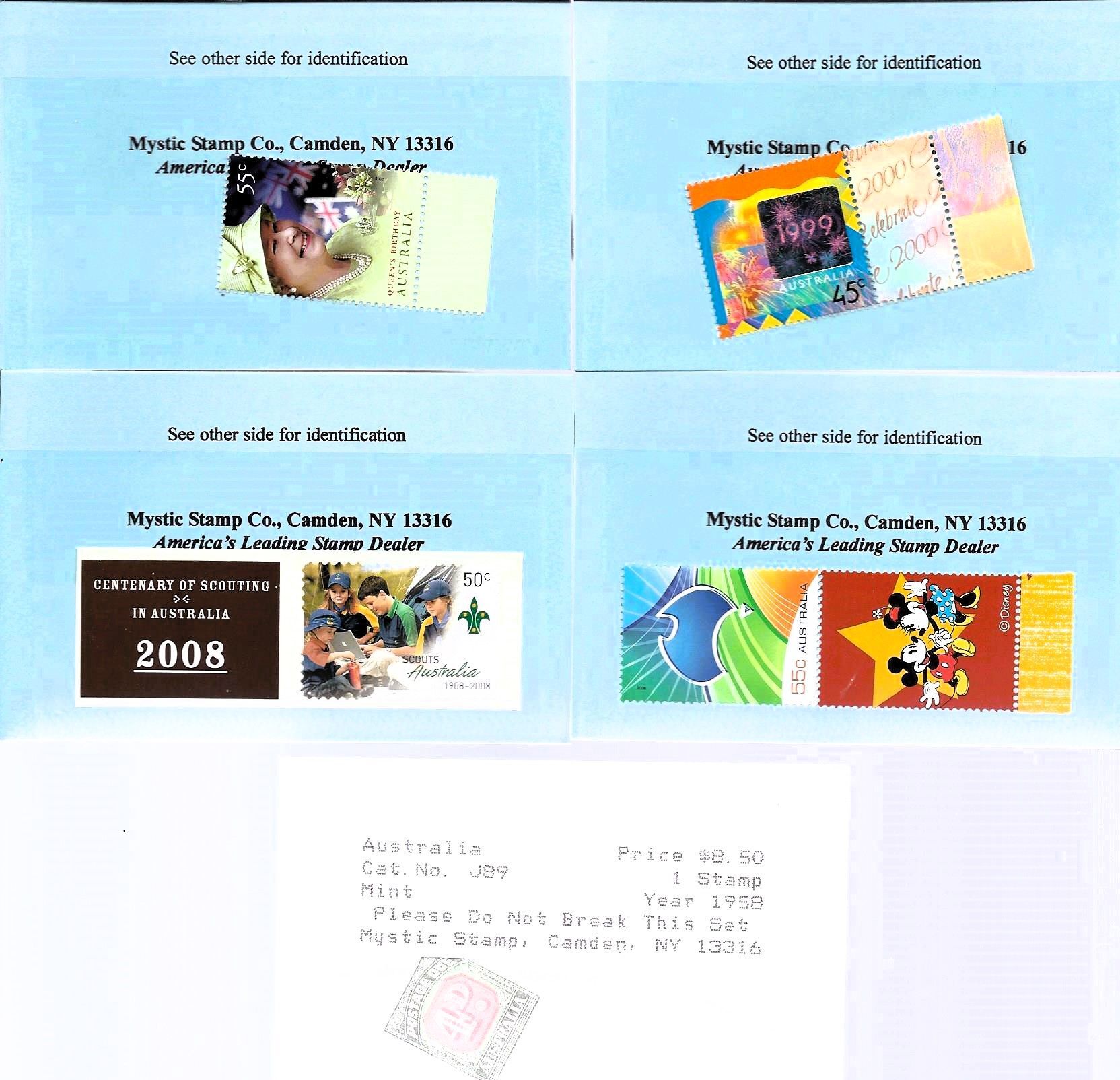 Australia and New South Wales 13 packets of OGNH - See Description ...