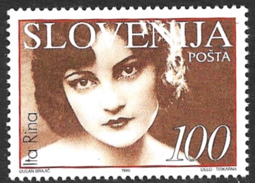 SLOVENIA 1996 ITA RINA Film Actress Issue Sc 252 MNH | Europe ...
