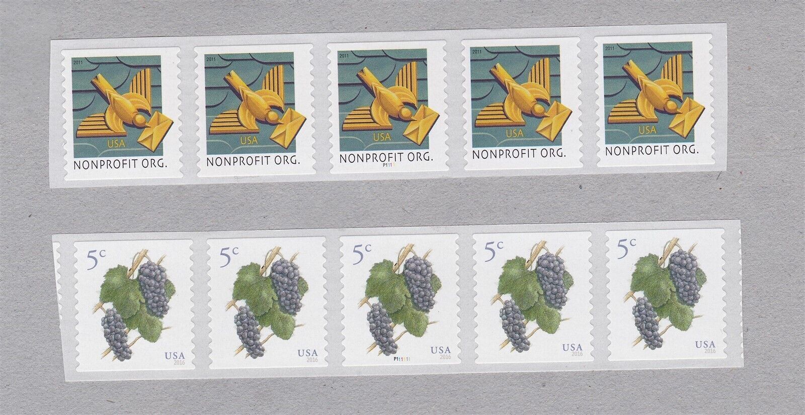 PNC5 5c Lot(4) US #4495 Dec, US 5038 Gra, US 5061 Sta-16r, US 5172 Star ...