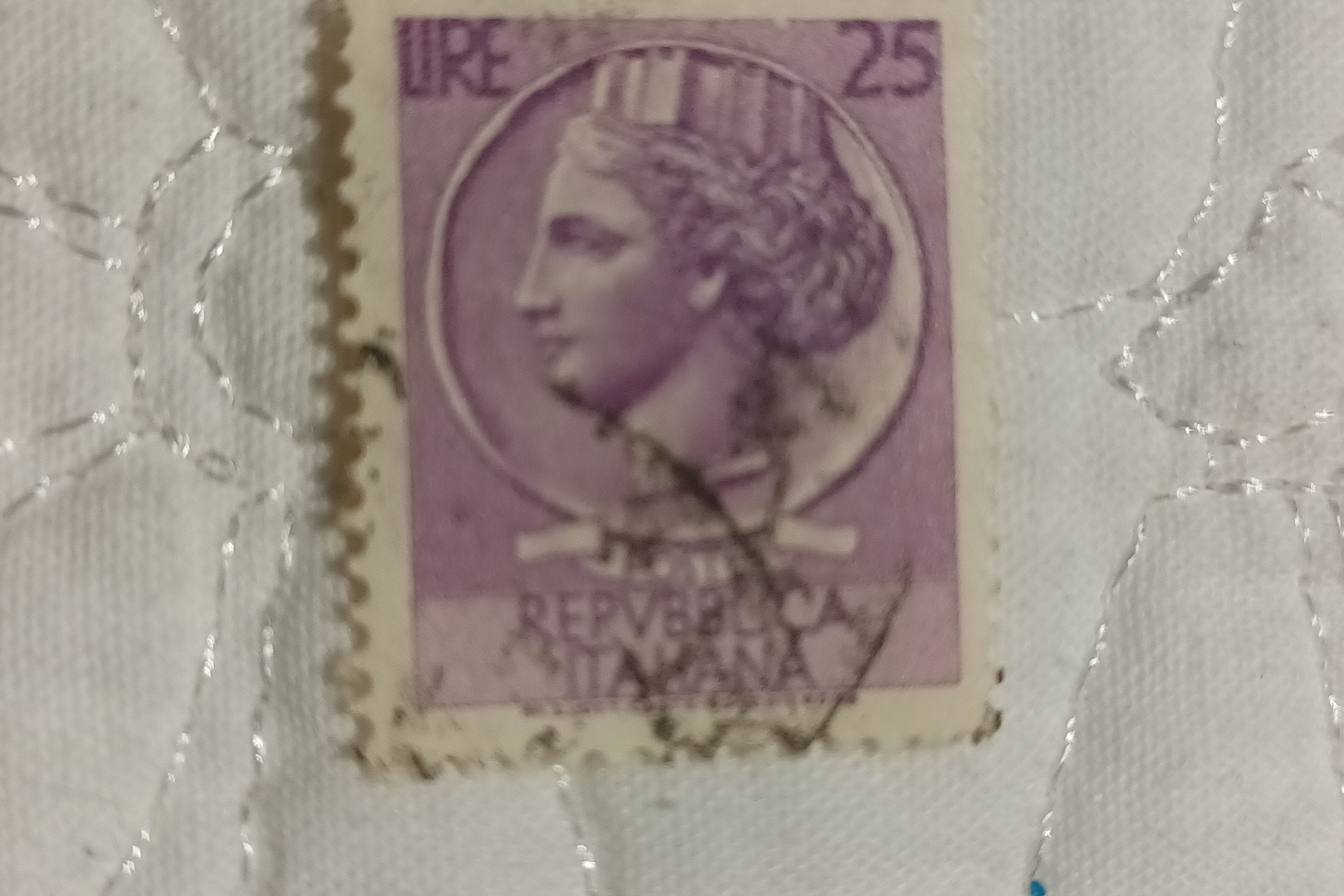 Italy postage stamp Turrita serie. 20 Lire | Europe - Italy, Stamp ...