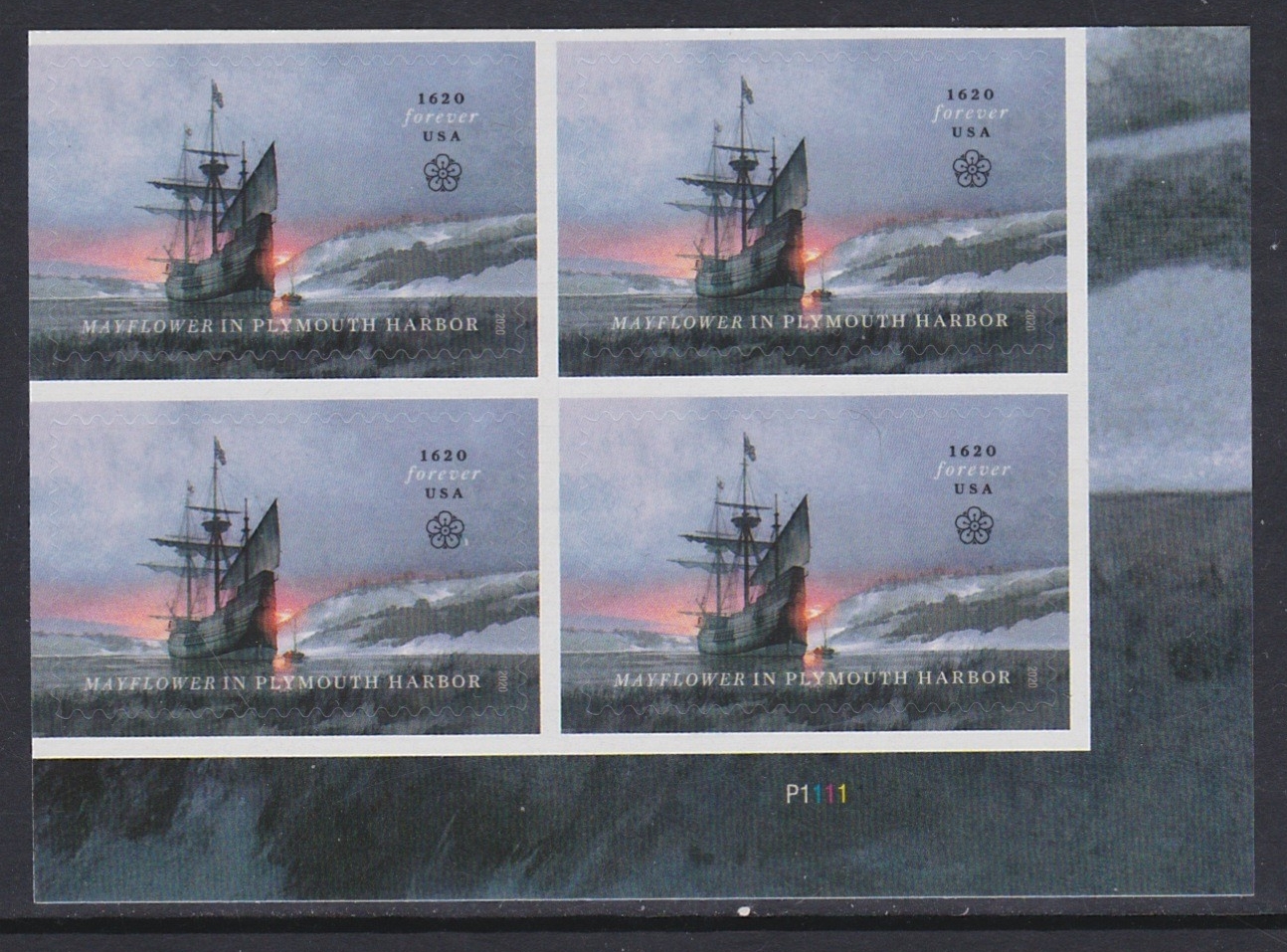 5524 The Mayflower Plate Block MNH | United States, General Issue Stamp ...
