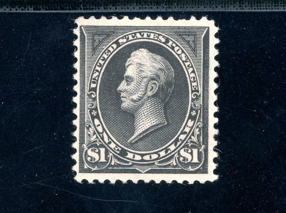 USAstamps Unused FVF US 1894 $1 Bureau Issue Perry Scott 261 OG MLH ...