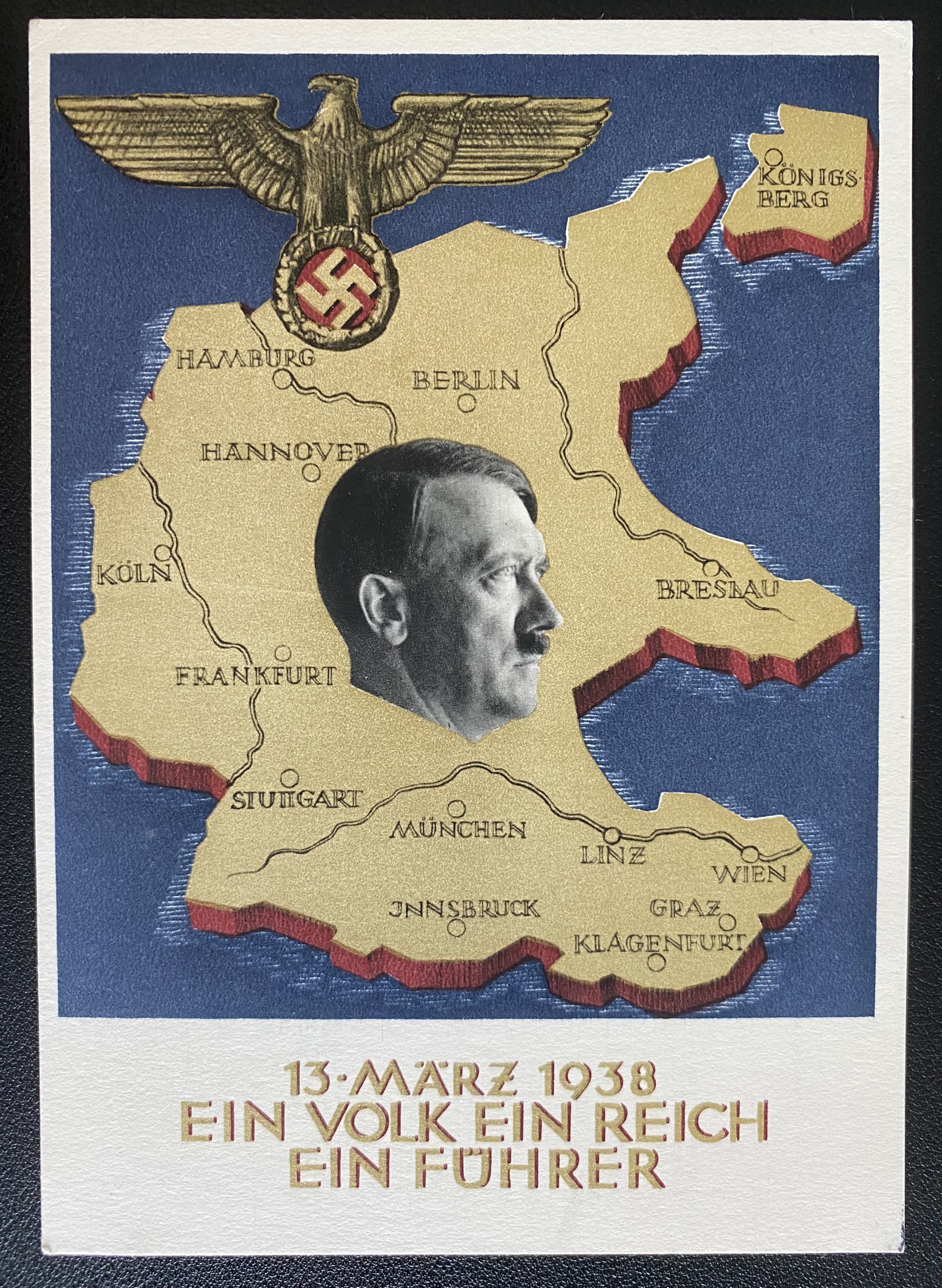 1938 Vienna Germany Stationery Picture Postcard Cover New Territories ...