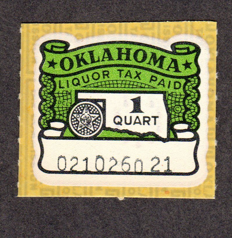 Oklahoma State Revenue, Liquor SRS # L7 MNH Lot 230719 -02 | United ...