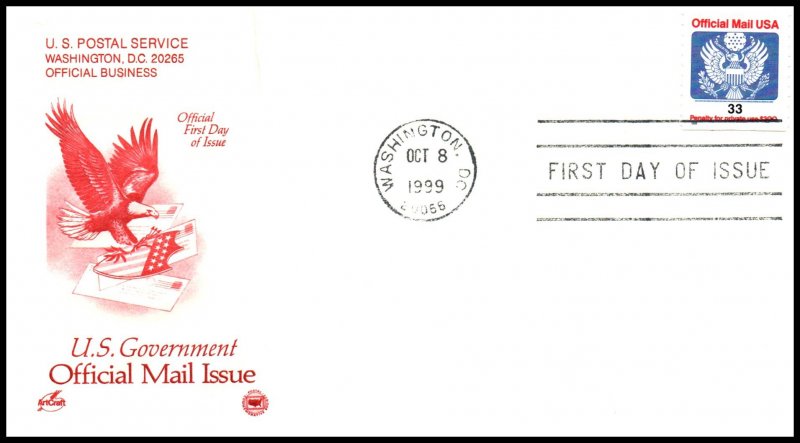 US O157 Official Mail PCS Artcraft Variety U/A FDC | United States ...