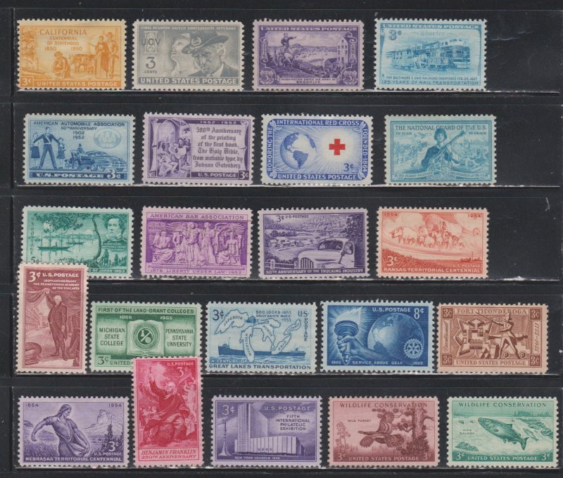 U.S. of America Postal Stamps #997/1079 Range from/to | United States ...