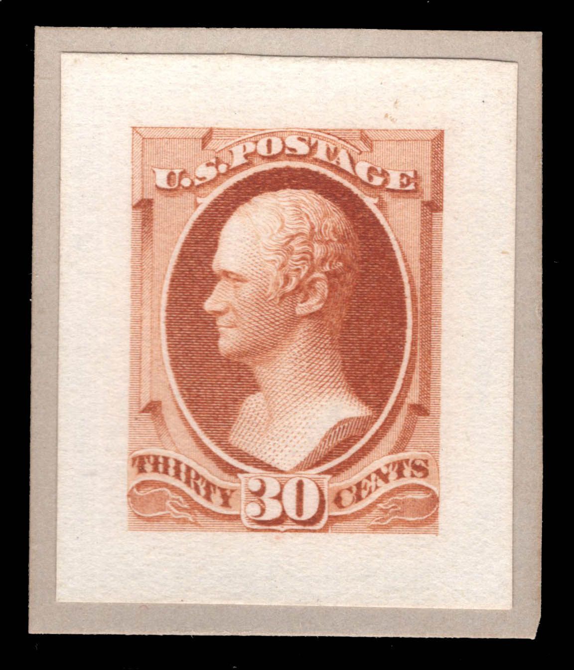 US Stamps # 217p2 Small DIE Proof on Wove $200 LOT #16388-40 | United ...