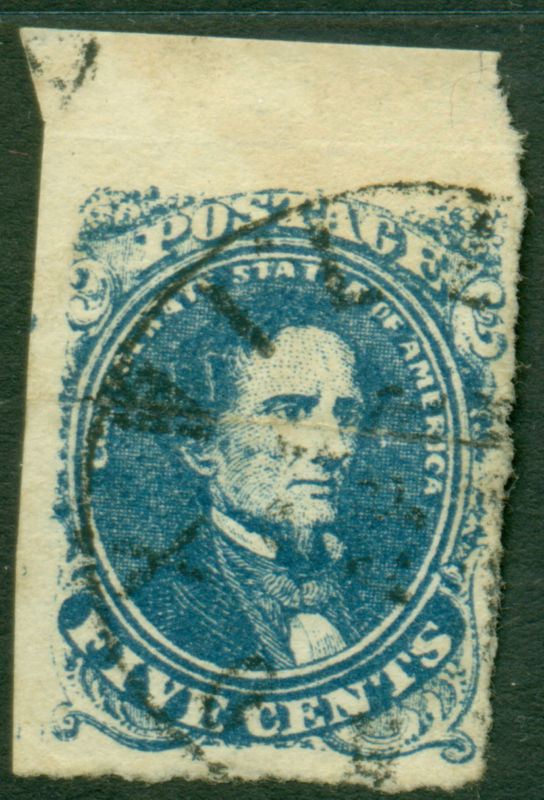 CSA #4a DARK BLUE CONFEDERATE STATES OF AMERICA BL2796 HS2060 / HipStamp