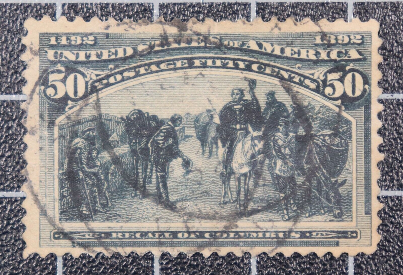 Scott 240 - 50 Cents Columbian - Used - Nice Stamp - SCV - $200.00 ...