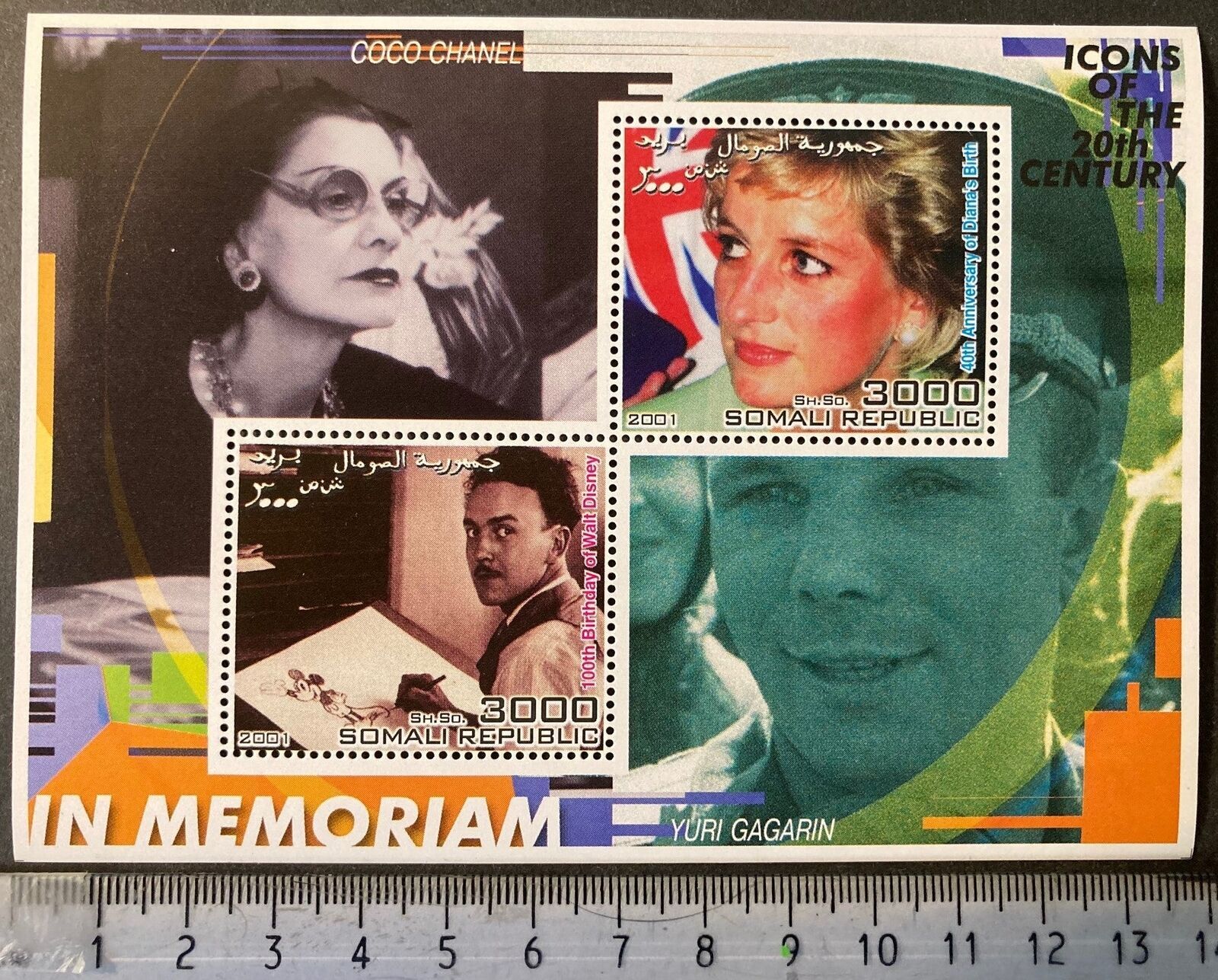 Somali 2001 princess diana disney coco chanel yuri gagarin space m ...