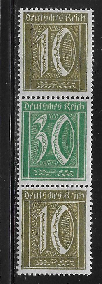 Germany Michel S22 Booklet Pair Unused Hinged c.v. 15 Euro (*sch ...