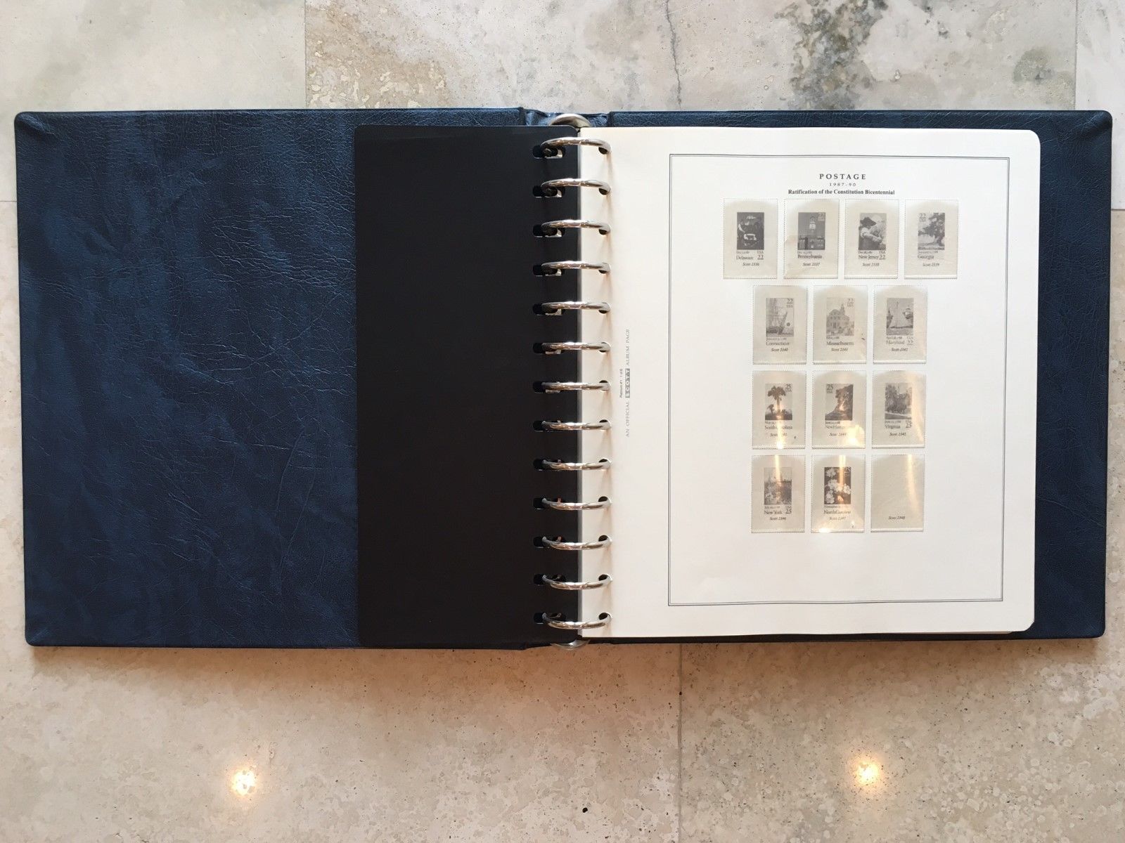 SCOTT PLATINUM HINGELESS 13-RING ALBUM IN PERFECT CONDITION - 6 / HipStamp