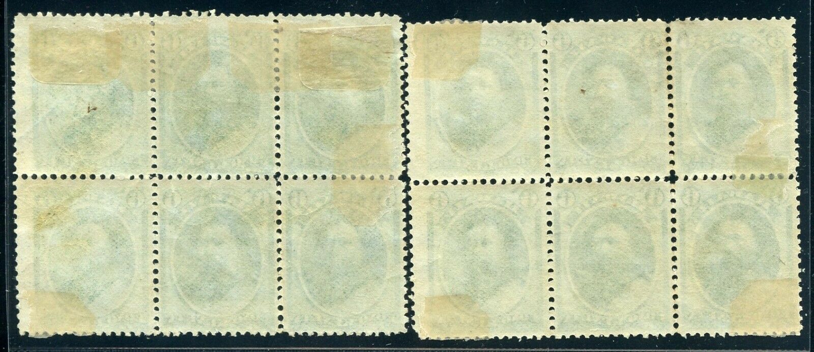HAWAII SCOTT #33 (2) Blocks Of 6 GP Mint-Fine "3 - NH, 9 - H" (GARY 12 ...