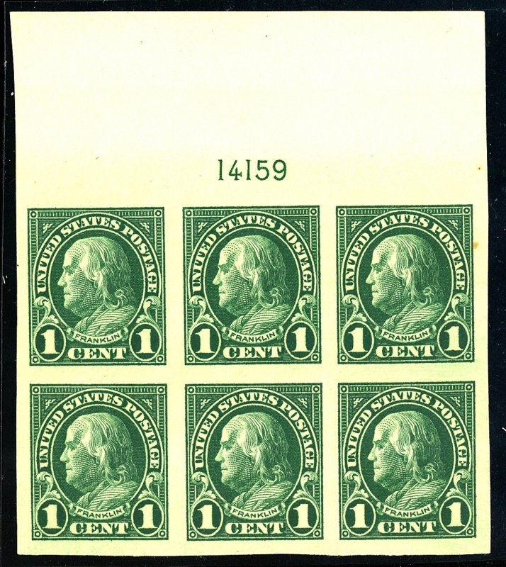 U.S. #575 Mint PL# Block of 6 OG NH | United States, General Issue ...