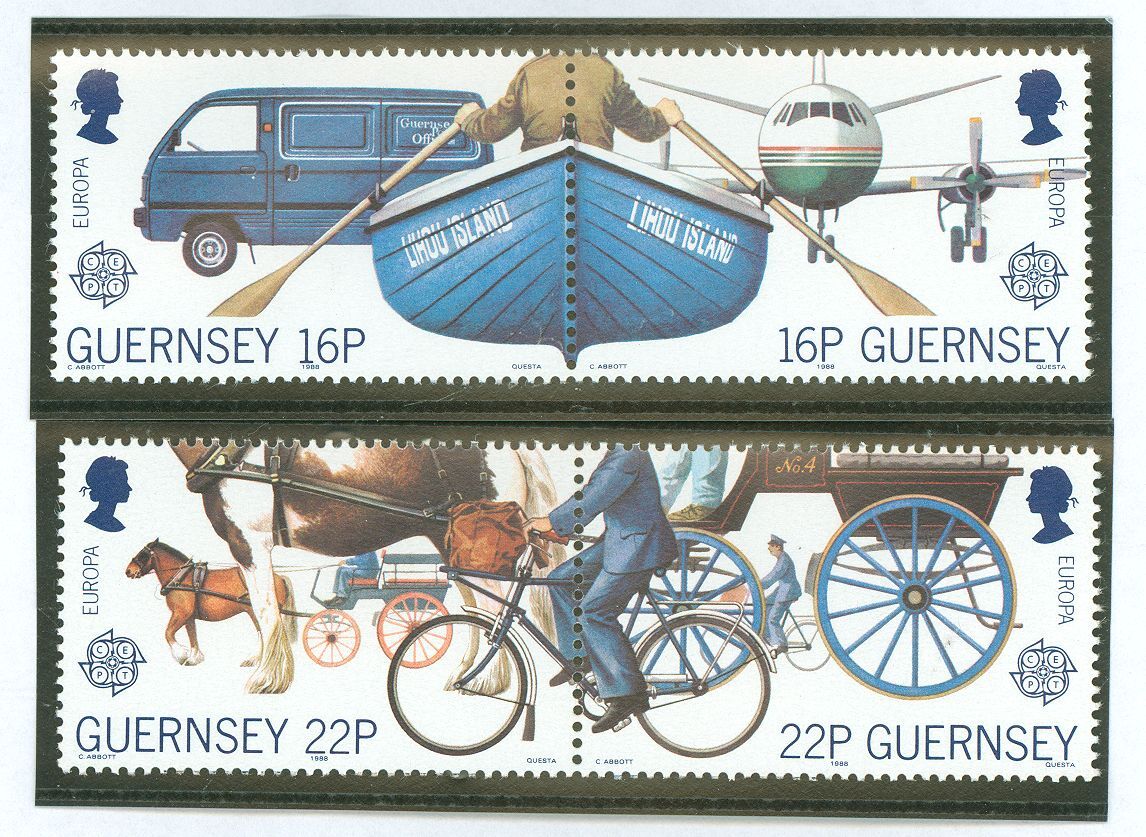 Guernsey #382a/384a Single (Complete Set) (Europa) | Europe - Channel ...
