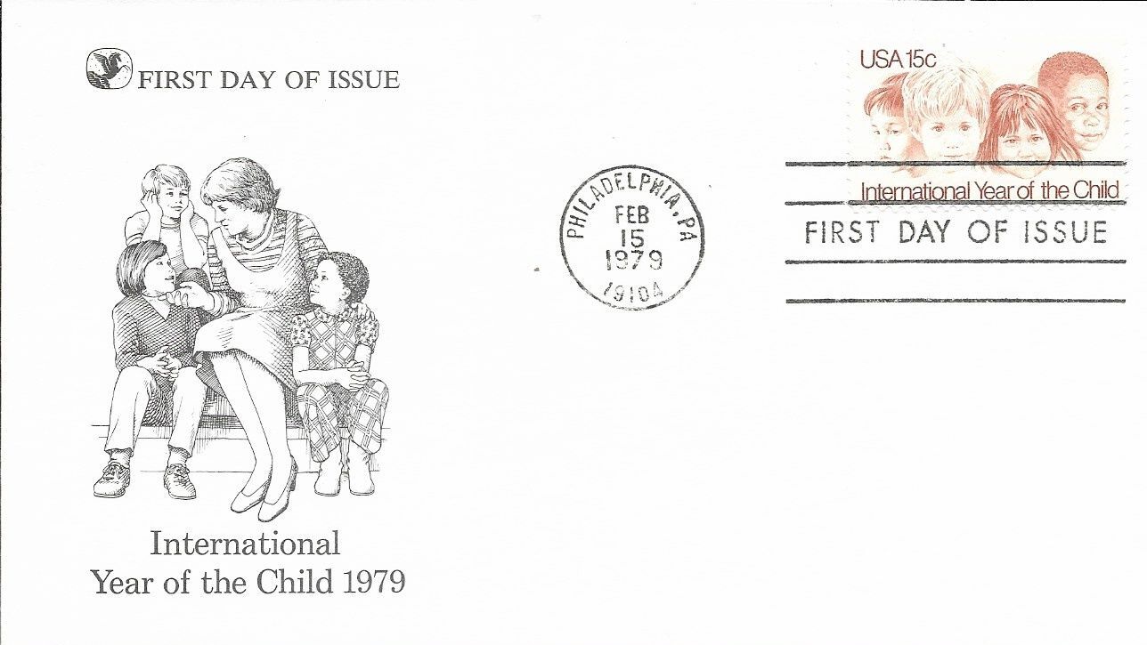 1979 FDC, #1772, 15c International Year of the Child, Readers Digest ...