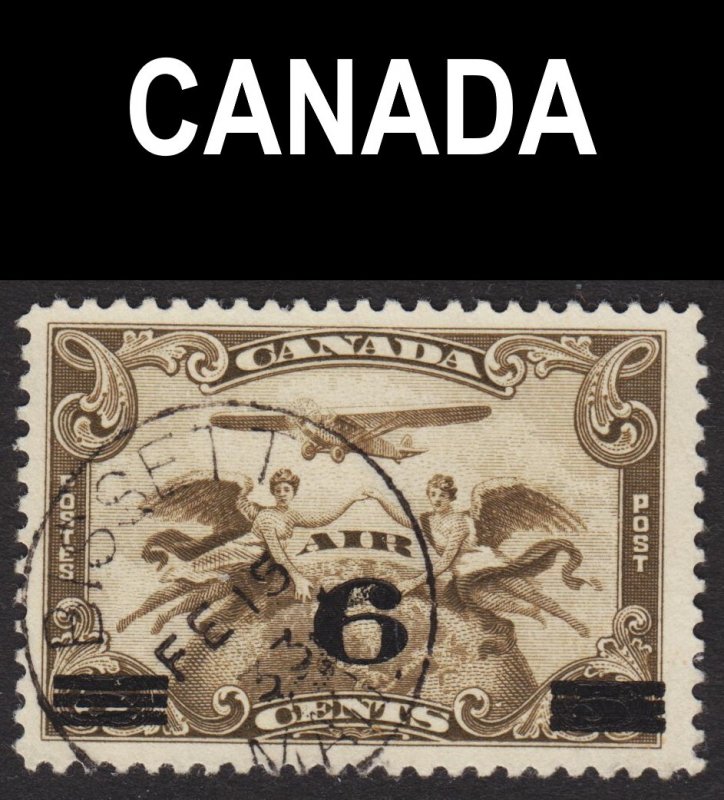 Canada Scott C3 F+ used. Splendid BISSETT MANITOBA SON cds. Scarce ...