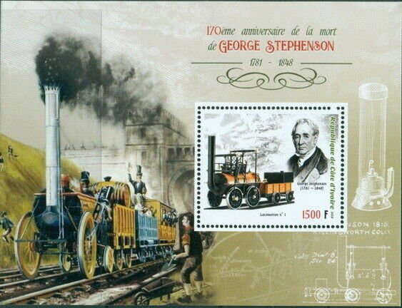 2018 170th anniversary death George Stephenson #2 Railways Trains ...