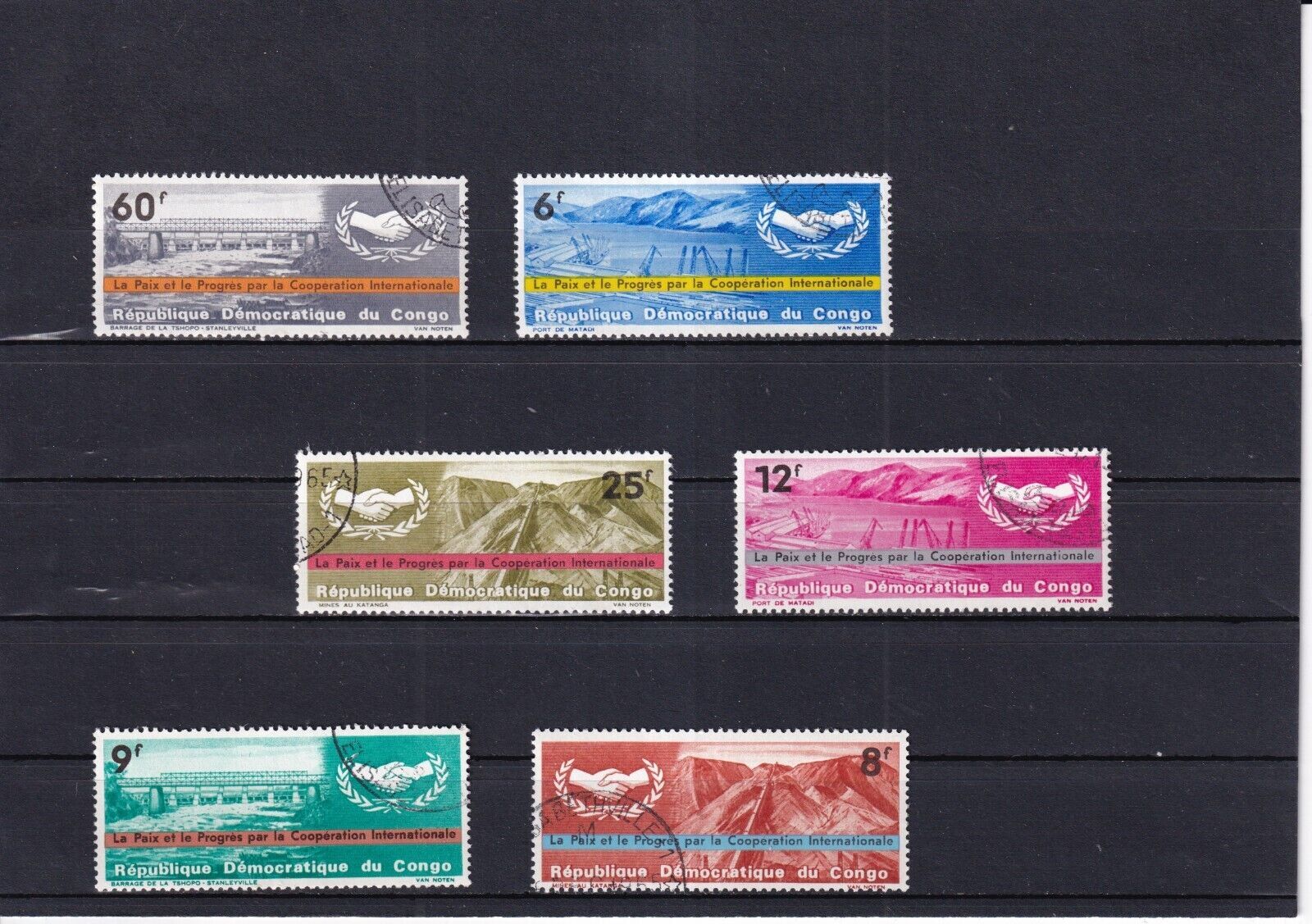SA31c Congo 1965 20th Anniv of United Nations used stamps | Africa ...
