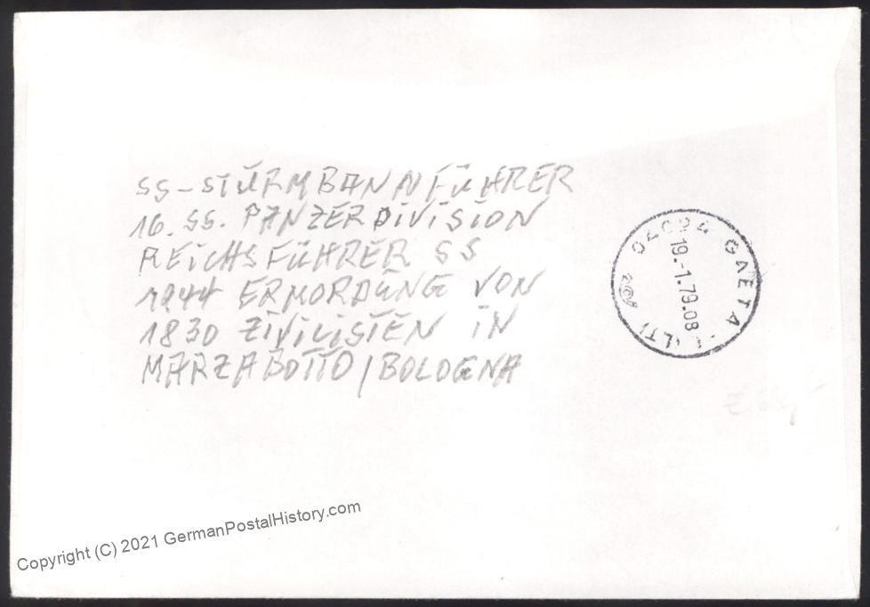 Germany War Crimes Prisoner SS Division Totenkopf Major Walter Reder ...