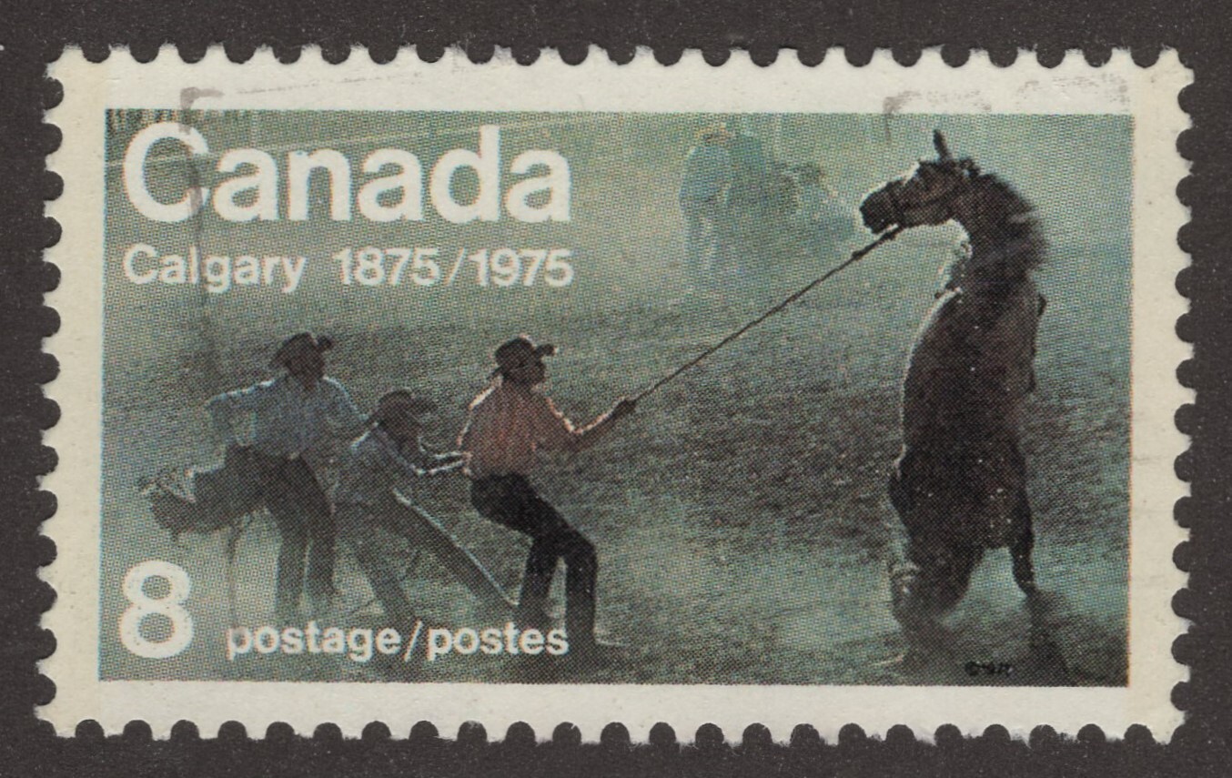Used 667i Calgary Centennial 8c | Canada, General Issue Stamp / HipStamp