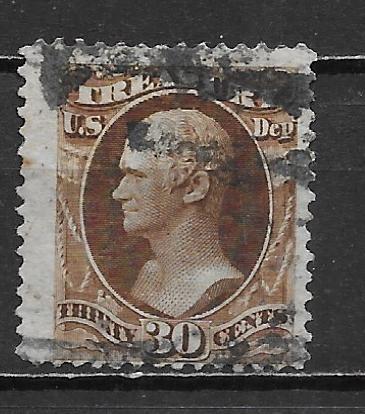 United States o81 30c Treasury single Used (lib) (z2) | United States ...