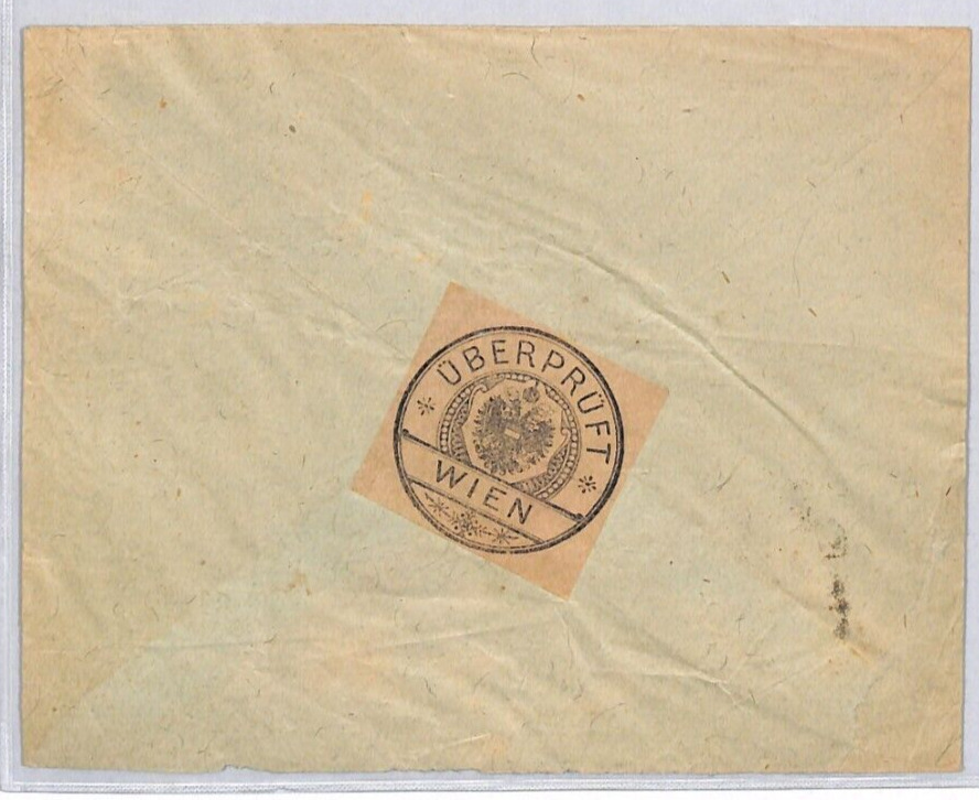AUSTRIA WW1 POW Cover *UBERPRUFT/WIEN* LABEL Censor RED CROSS 1916 ...