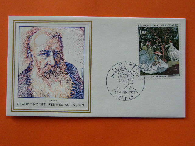 paintings Claude Monet impressionism FDC 30556 | Europe - France ...
