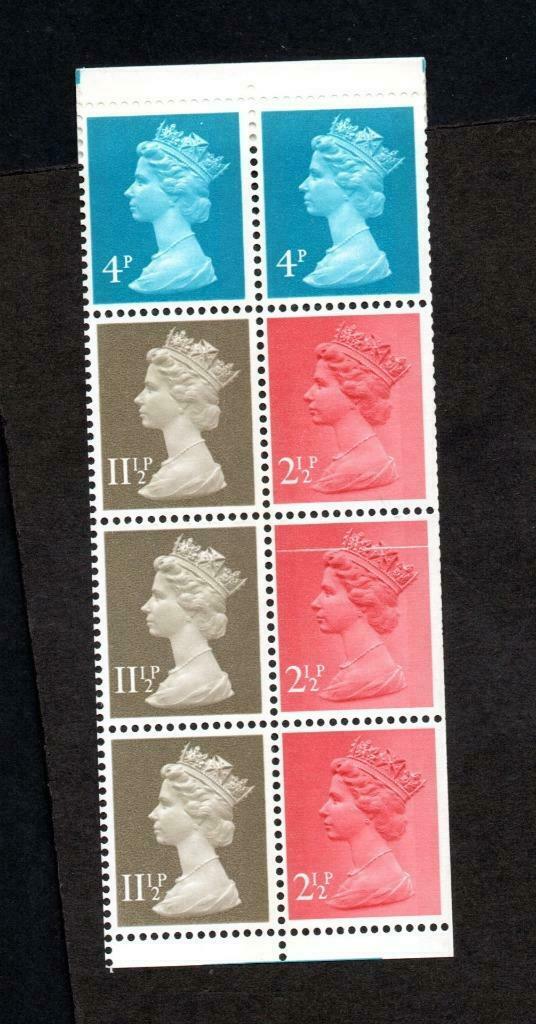 50p 'MOW COP CASTLE' BOOKLET + PRINTING ERROR TO 21/2p STAMP / HipStamp