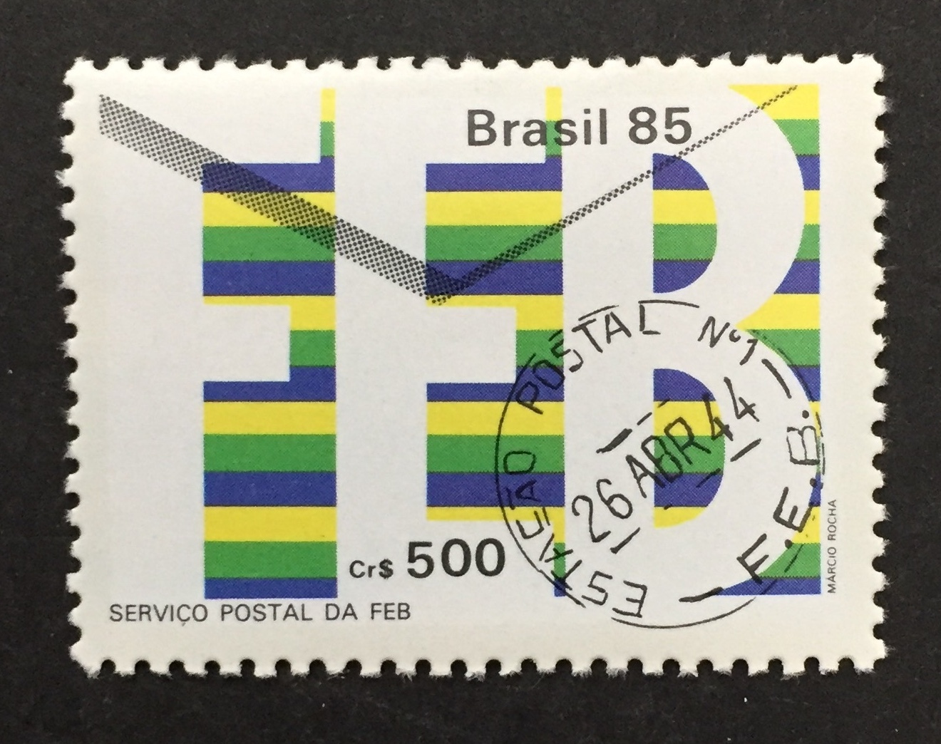 Brazil 1985 #2026, FEB Postmark, MNH. | Central & South America ...