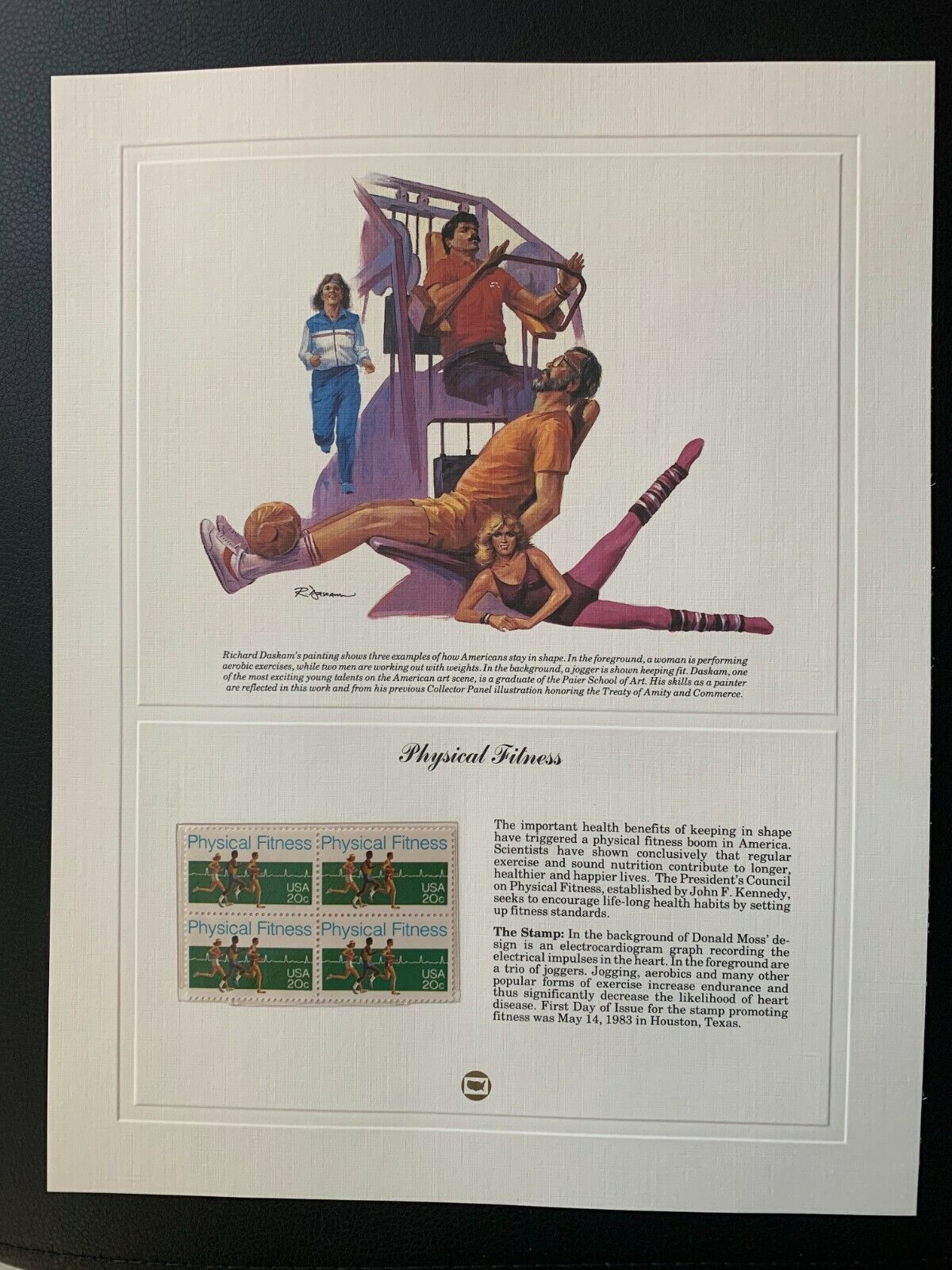 SCOTT 2043 - Physical fitness - USPS COMMEMORATIVE STAMP PANEL | United ...