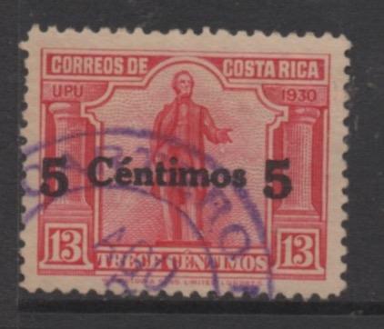 Costa Rica Scott # 209 USED singles | Central & South America - Costa ...