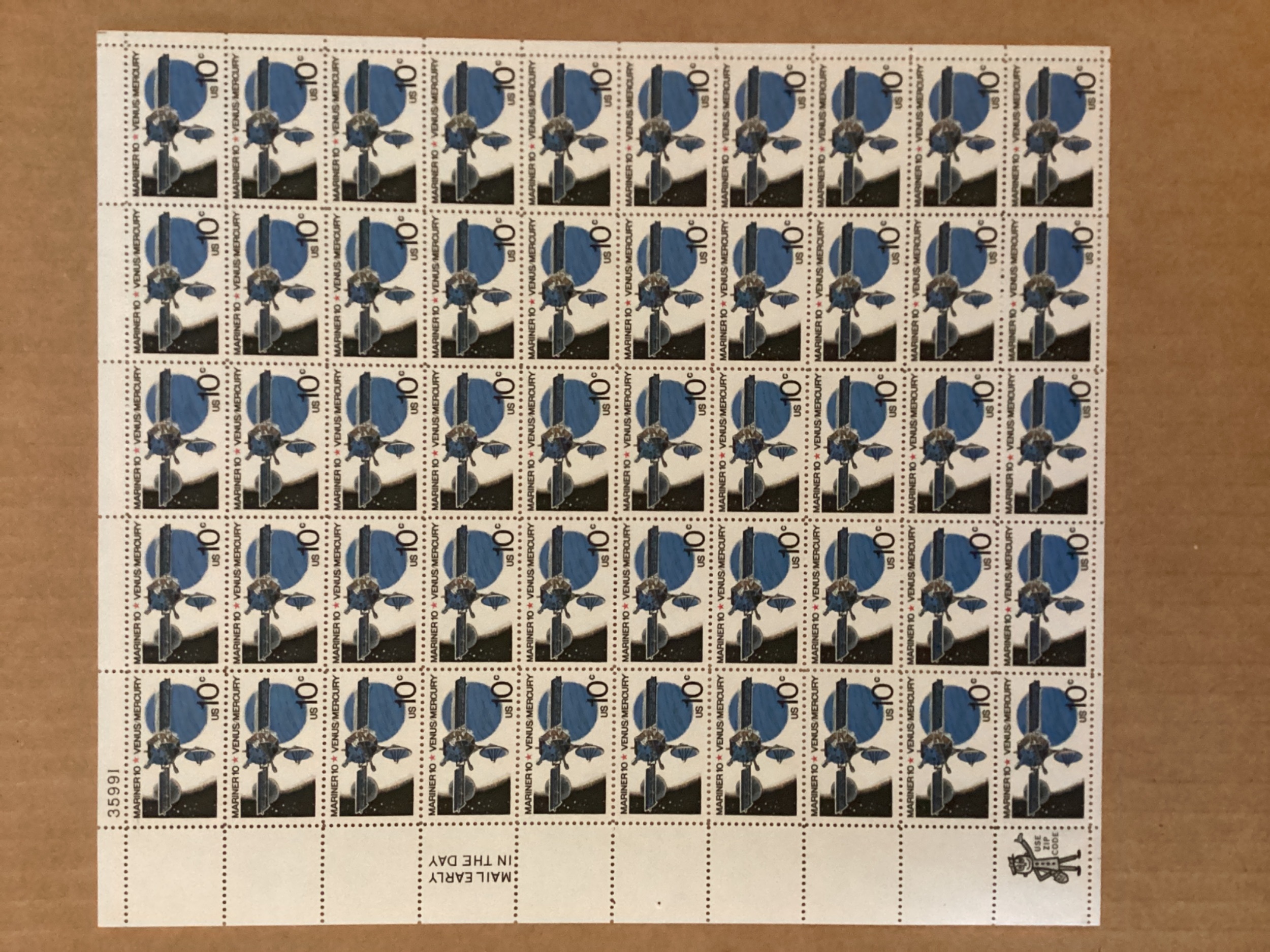US Space 8 Sheet LOT cat $82 MNH C76 1434-5 1529 1556 1557 1569-70 1759 ...