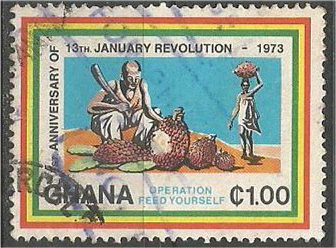 GHANA, 1969 used, 1c, Unity Declaration Scott 477 | Africa - Ghana ...