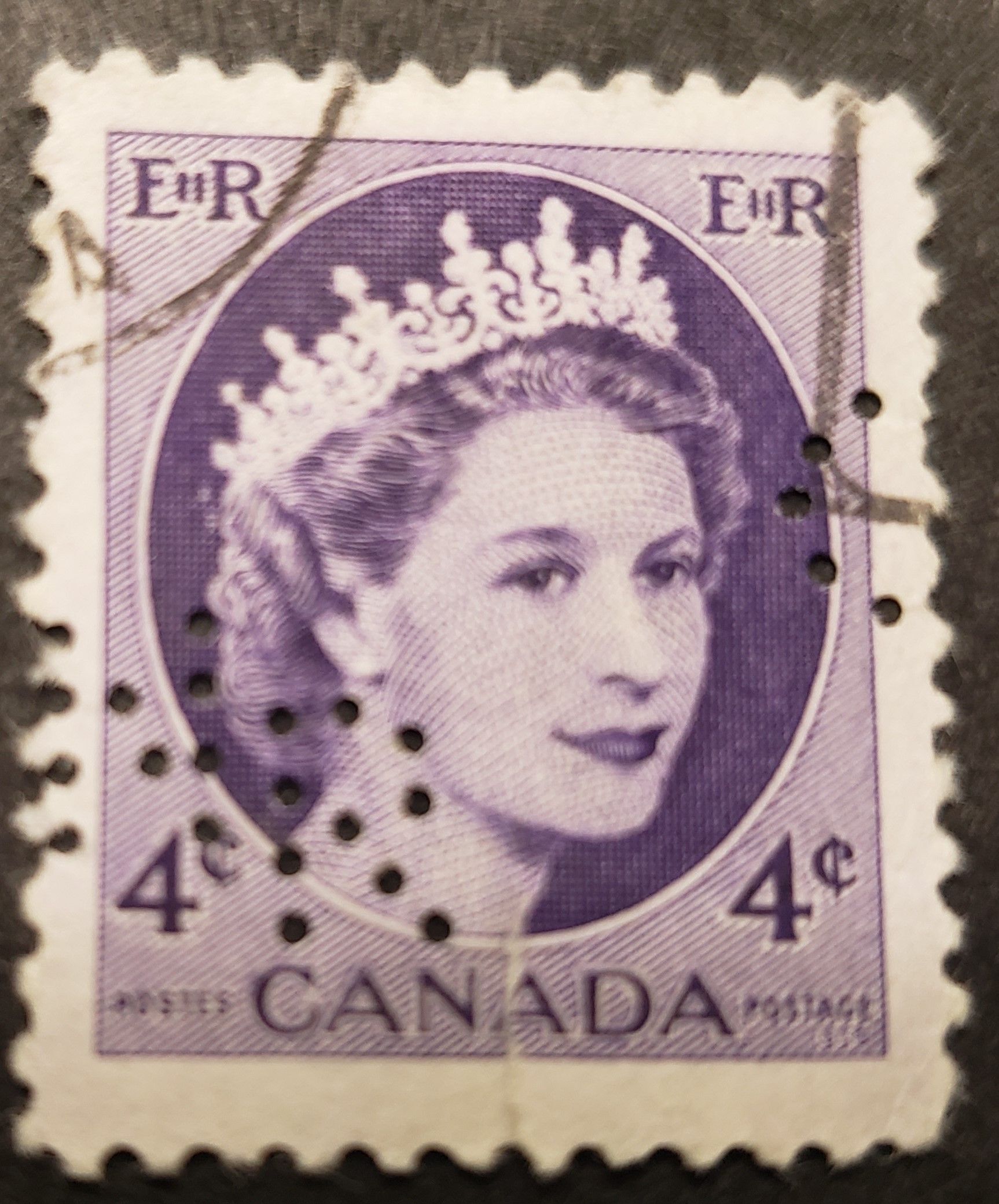 1954 4c Queen Elizabeth 347 | Canada, Stamp / HipStamp