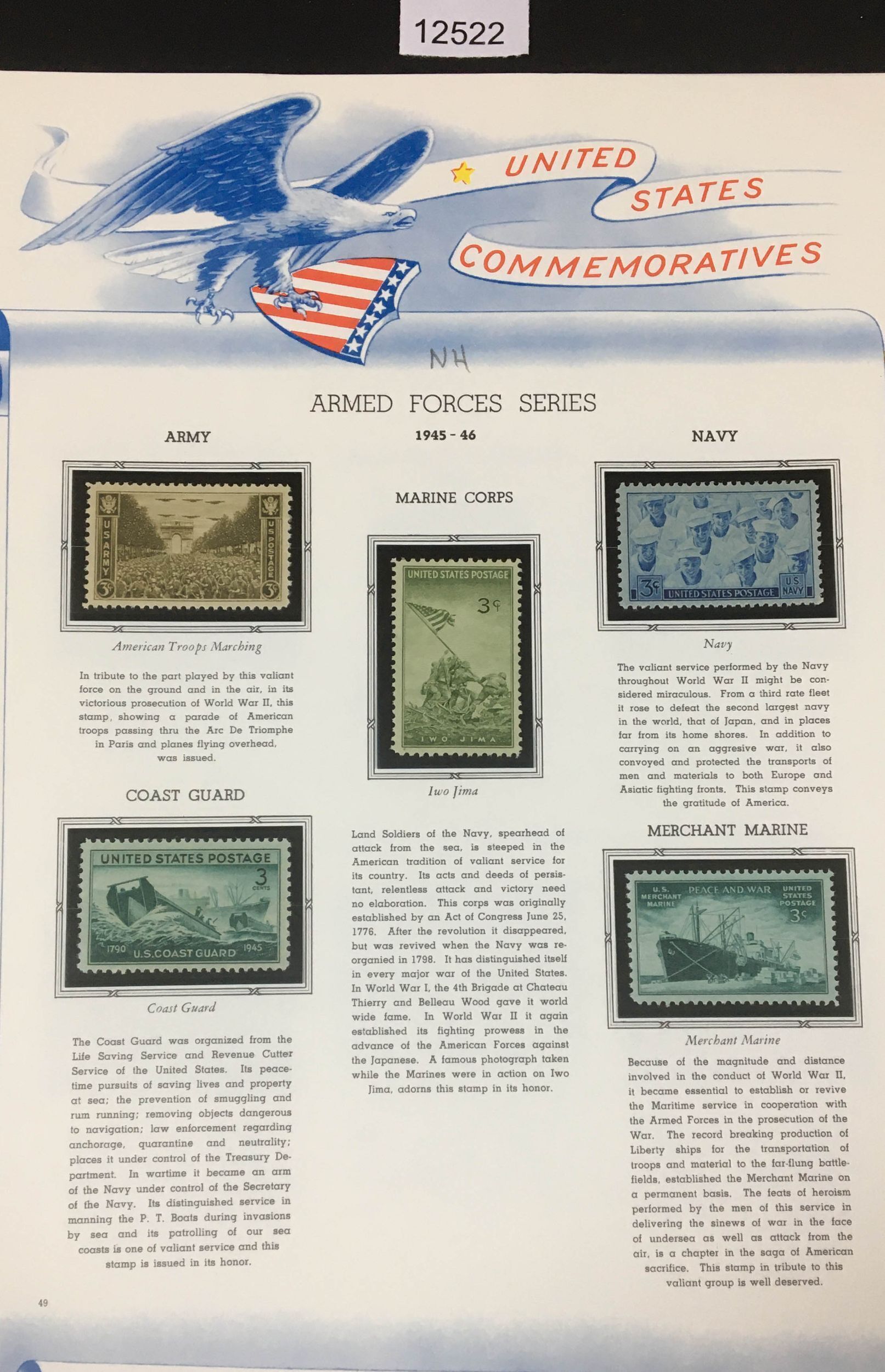 US Stamps 1945-1946 Mint OG NH Collections LOT #12522 | United States ...