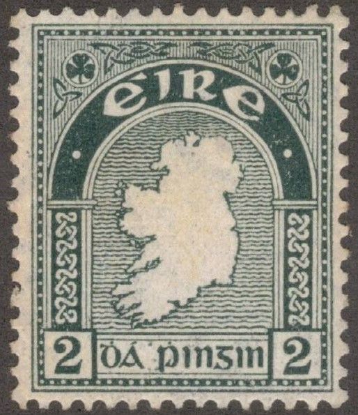IRELAND 1922 2d Map; Scott 68, SG 74; MNH | Europe - Ireland, General ...