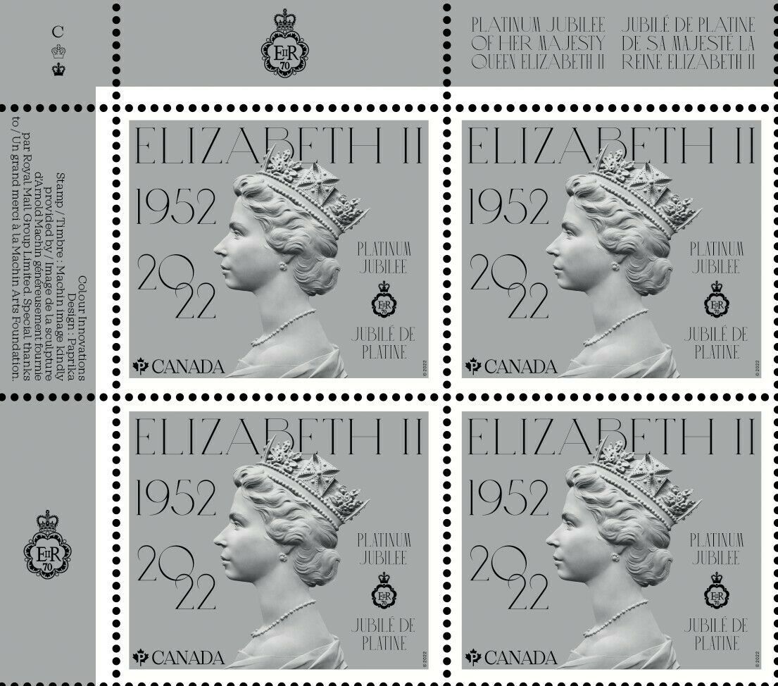 journey = QUEEN ELIZABETH II = PLATINUM JUBILEE = UL Corner Block ...