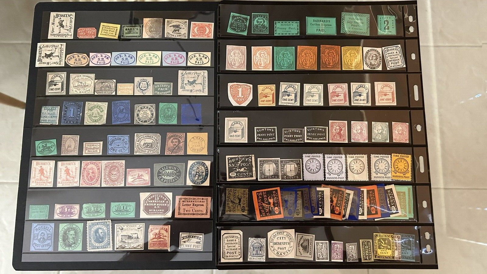 Locals and Carriers' Forgery, Bogus & Genuine LOT of 1700+ Stamps ...