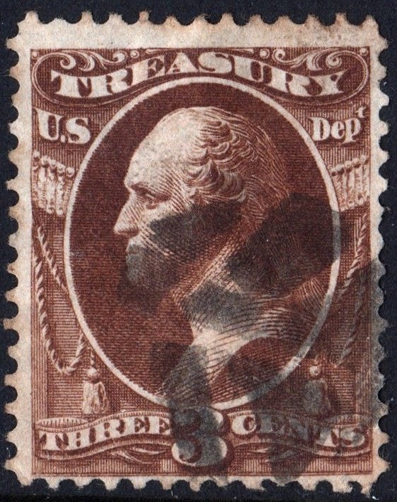 SC#O74 2¢ Washington Treasury Department Official (1873) Used | United ...