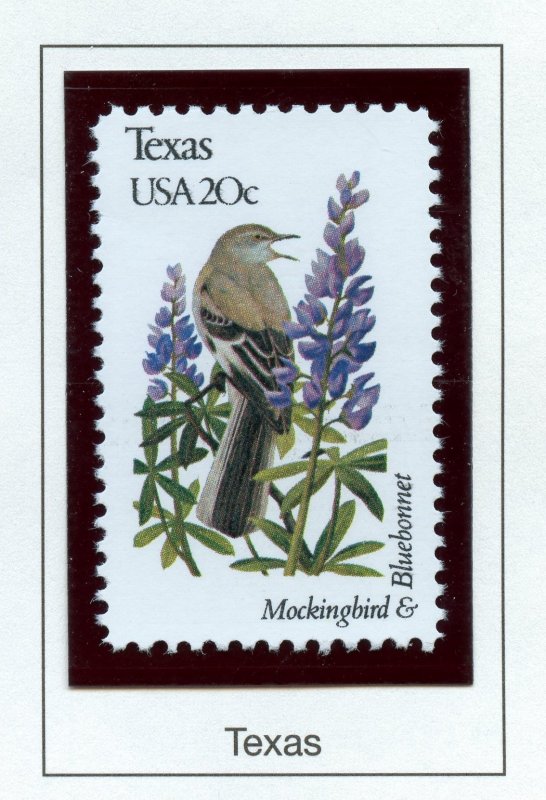 Complete 5 Page - SET of ALL 50 State Bird Stamps Free Shipping U.S ...