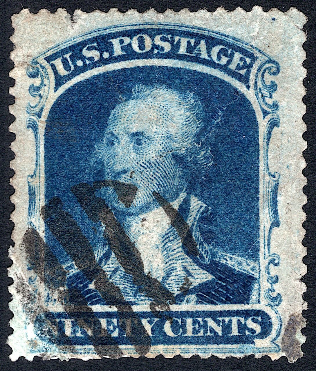 Scott 39, Used, Faults, PF Cert | United States, General Issue Stamp ...