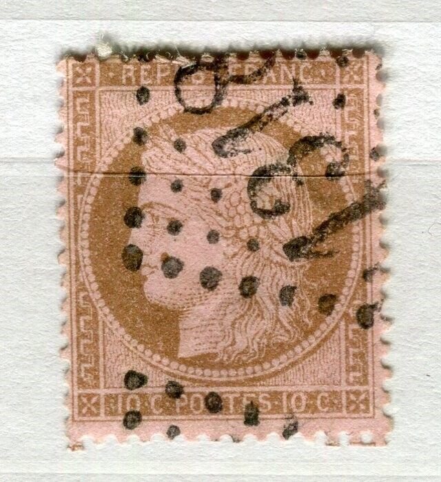 FRANCE; 1870s early classic Ceres issue fine used 15c. value fair ...