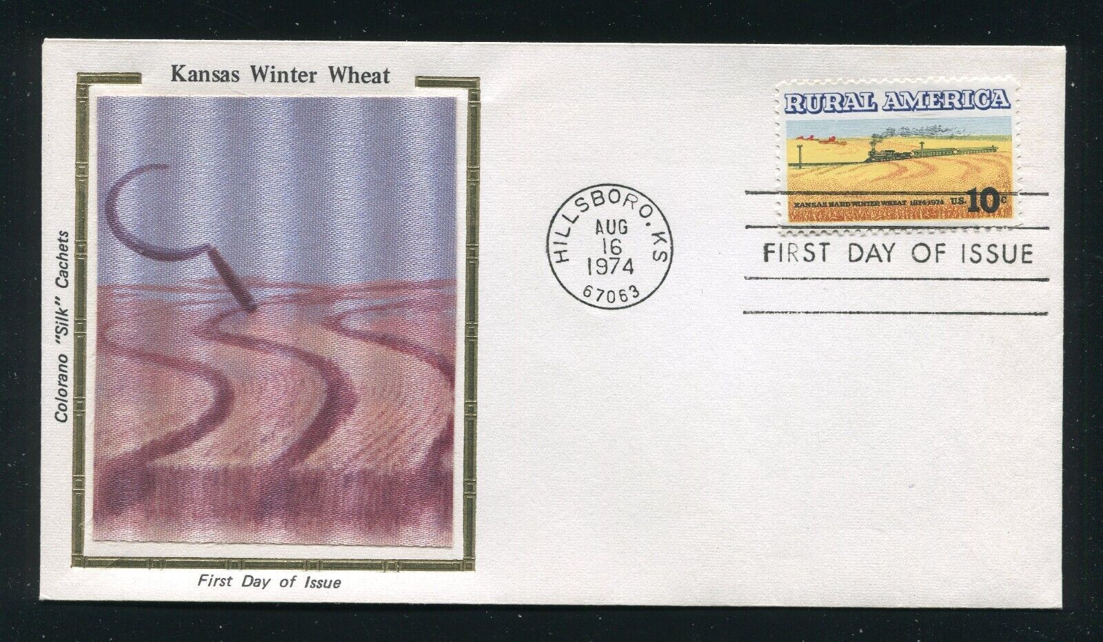 1506 Rural America Winter Wheat Colorano First Day Cover 1974 | United ...