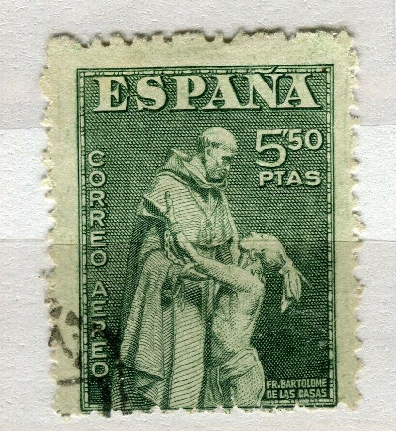SPAIN; 1946 early Stamp Day issue fine used 5.50 P value | Europe ...